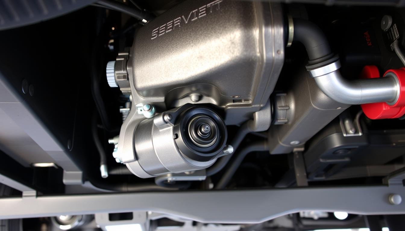 Where is The Starter on A 2017 Chevy Silverado?