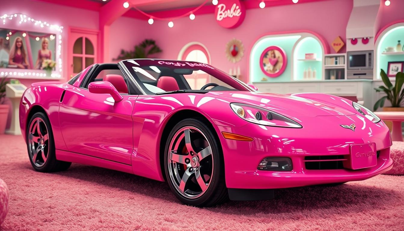 What Chevy Is In The Barbie Movie Pink Corvette?