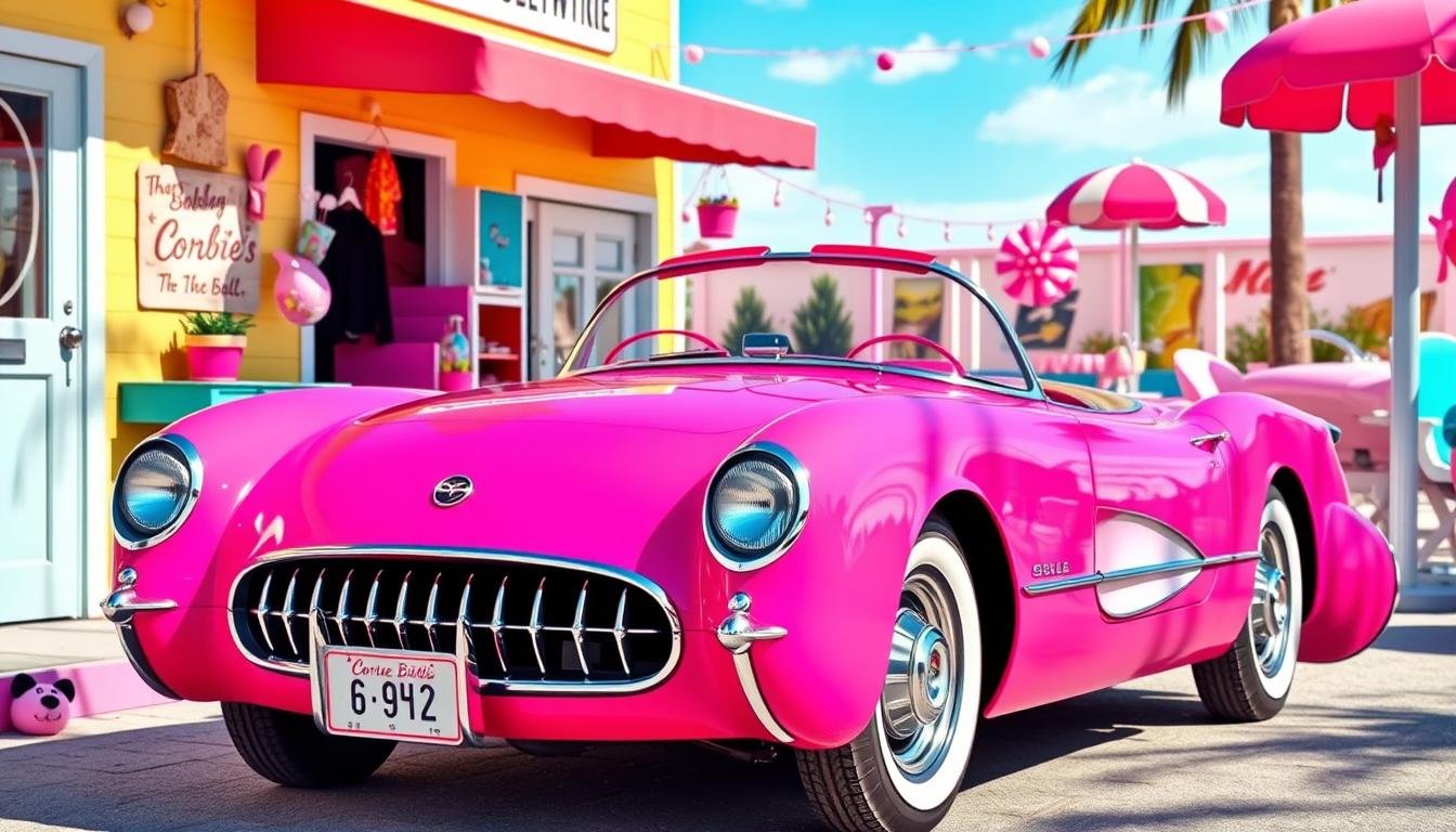 What Chevy Is In The Barbie Movie Pink Corvette?