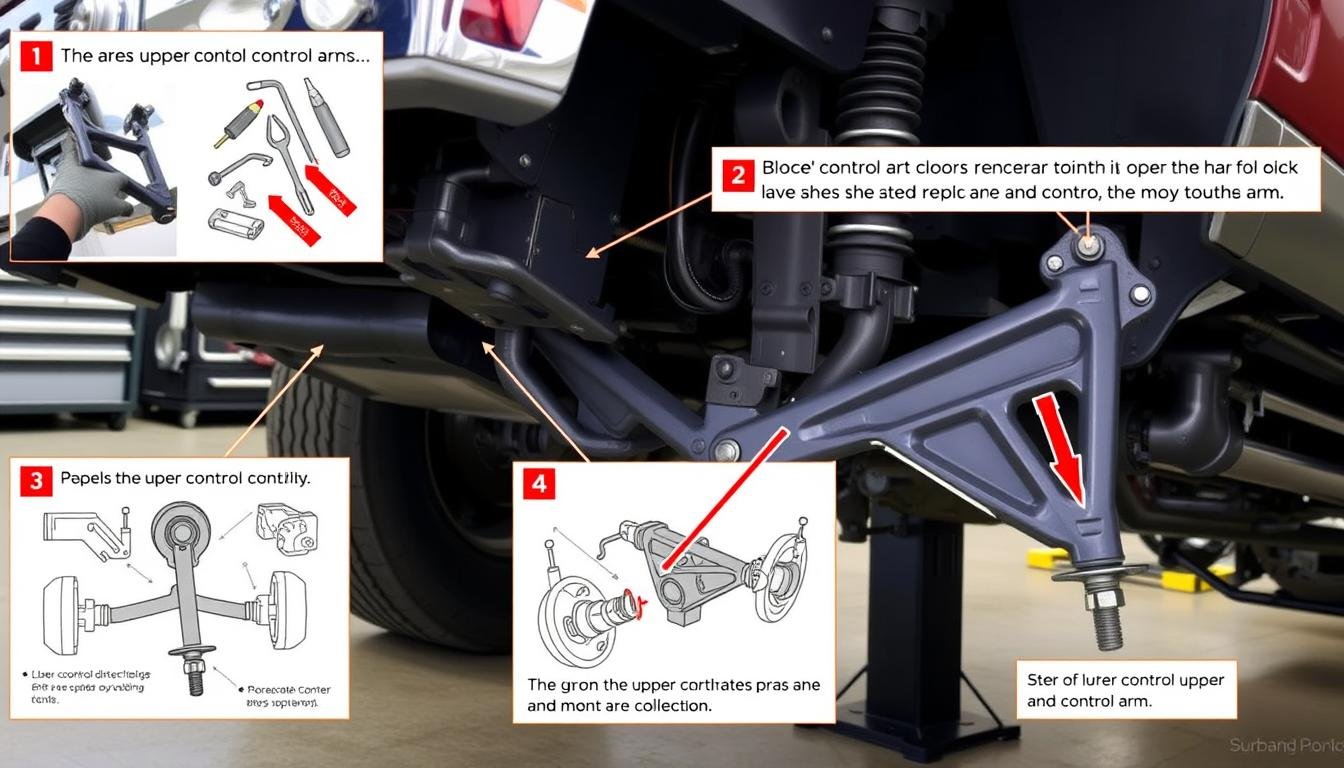 How To Replace Upper Control Arm Chevy Silverado 2500HD?