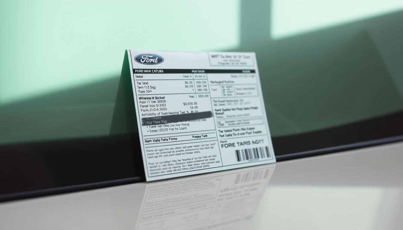 Find The Window Sticker on My Ford Taurus X Easily