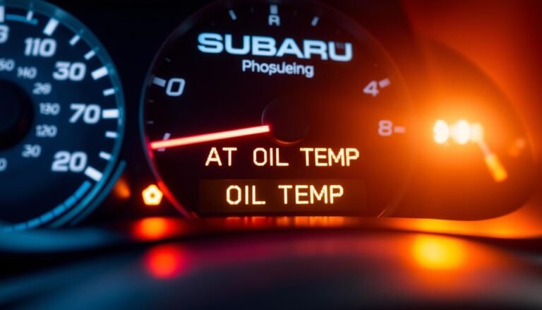Subaru At Oil Temp Light Flashing