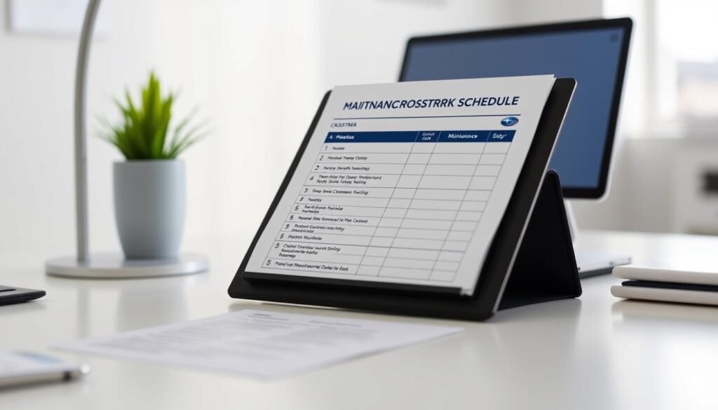 Subaru Crosstrek Maintenance Schedule Guide