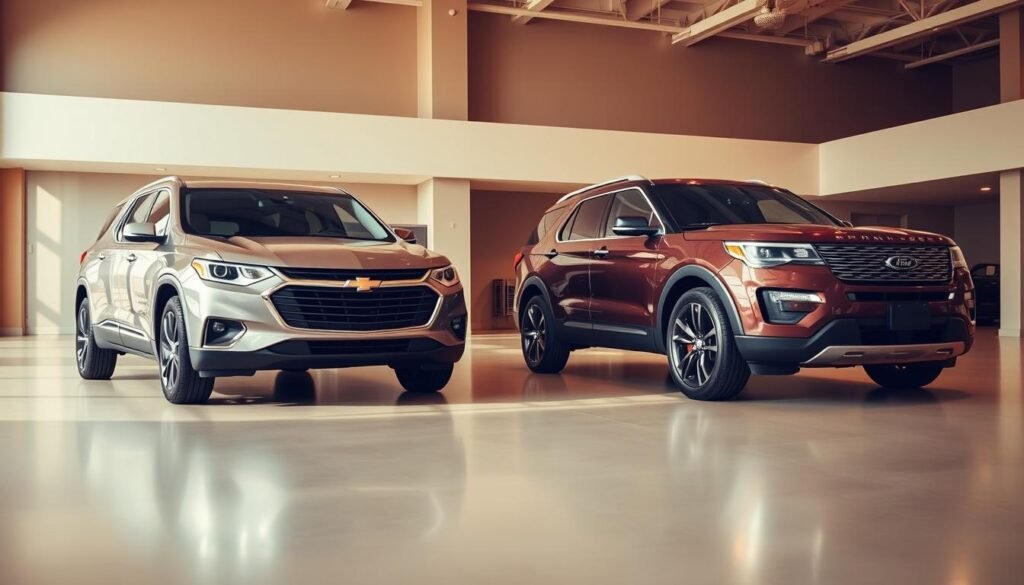 Chevrolet Traverse vs Ford Explorer: Compare SUVs