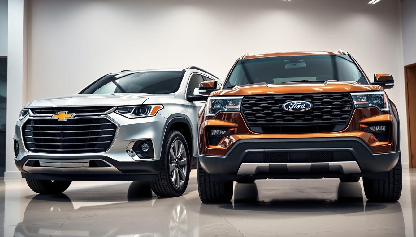 Chevy Traverse vs Ford Explorer: SUV Showdown