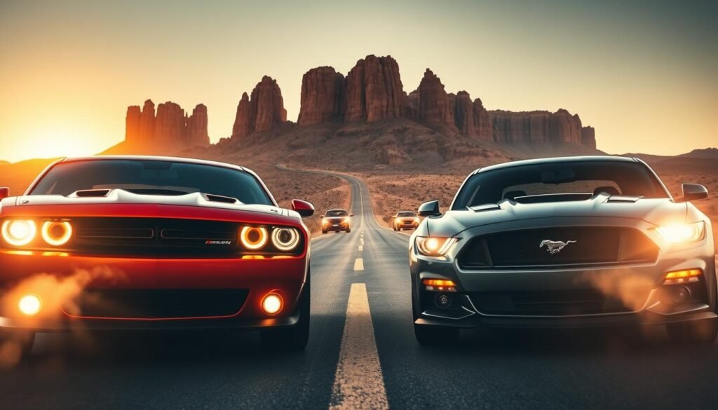 Dodge Challenger vs Ford Mustang: Muscle Showdown