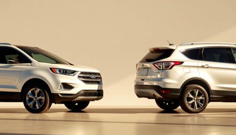 Ford Edge vs Escape Size Comparison Guide