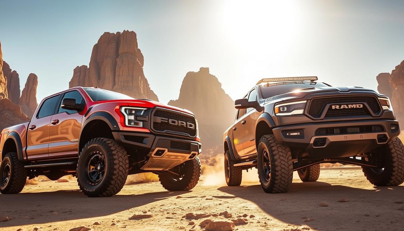 Ford Raptor vs Ram TRX: Off-Road Titans Clash
