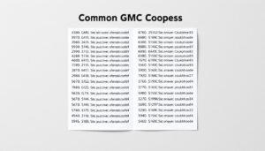 GMC Trouble Codes List - Decode Your Vehicle's Issues