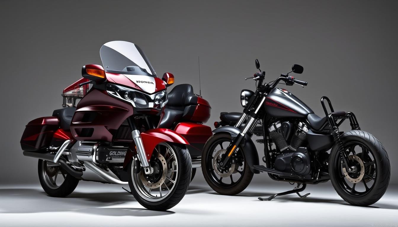 Honda Goldwing vs Harley Davidson Showdown